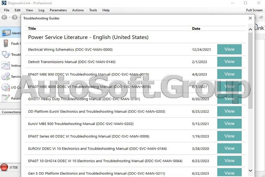 Detroit Diesel Diagnostic Link DDDL 8.20 SP1 – buy professional ...