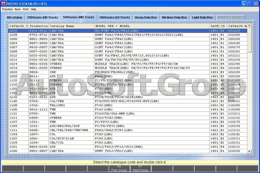 Hino Parts Catalog 2018 – buy EPC (Parts Catalog) AutoSoft.group