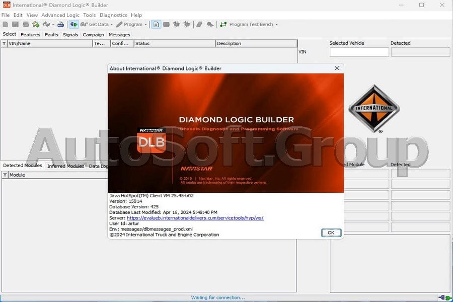 Navistar/International Diamond Logic Builder (DLB) 2025 – AutoSoft.group