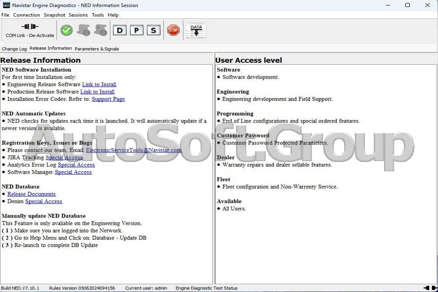 Navistar/International Engine Diagnostics (NED) 2025 – AutoSoft.group